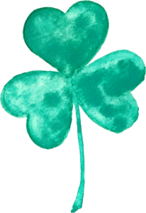Watercolor Shamrock Clip Art St. Patrick's Day FREE - Affordable Clip Art
